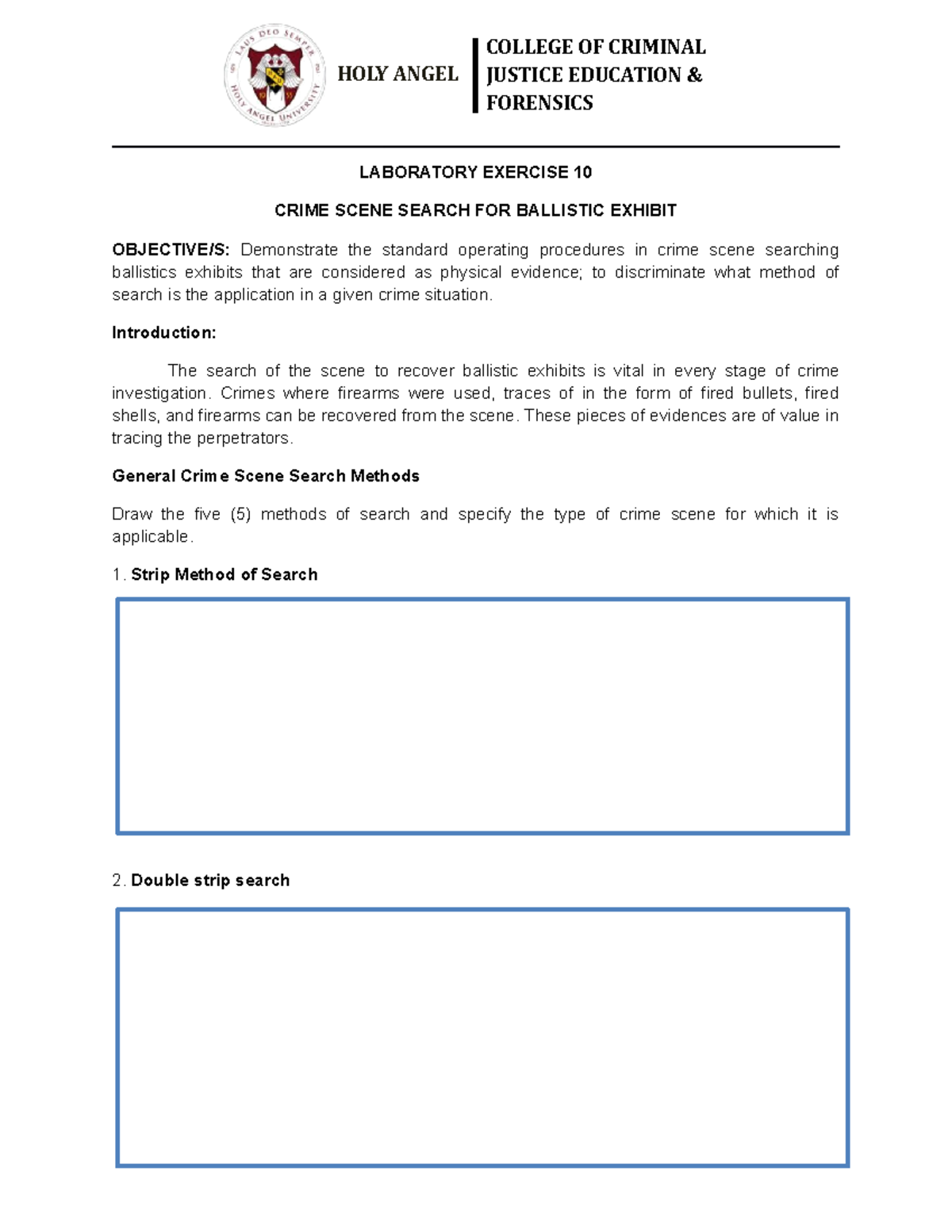 Laboratory Exercise 10 of Lie Detection Techniques - LABORATORY ...