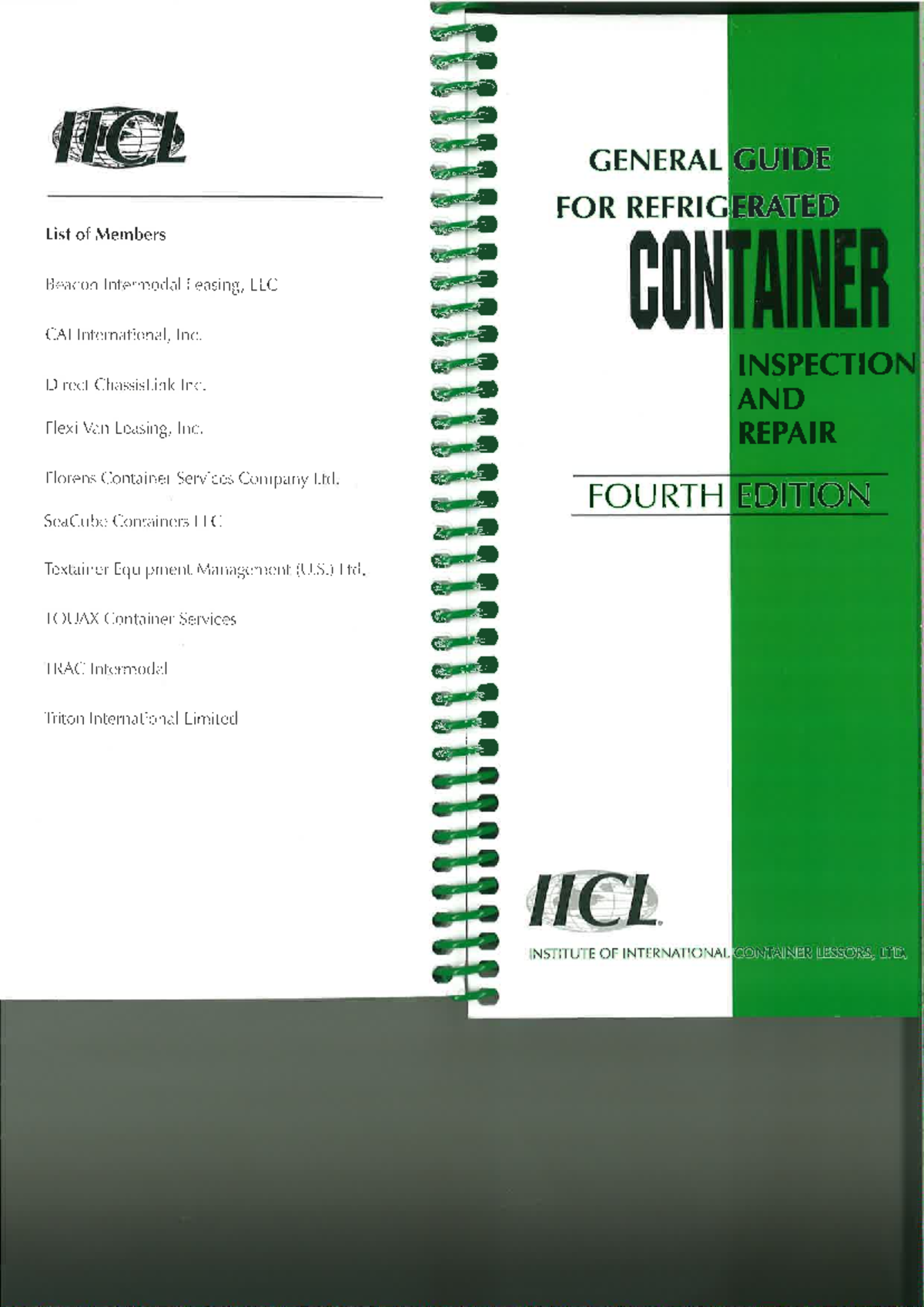 IICL 547955109 General Guide for Refrigerated Container Inspection ...