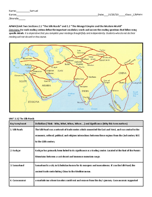Consequences of Industrialization: Imperialism and Migration (c. 1750 ...