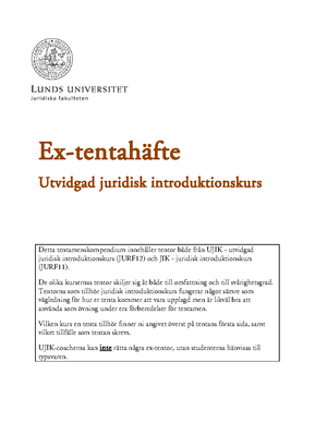 Enkelt och Löpande Skuldebrev enligt SkbrL: En Översikt - Studocu