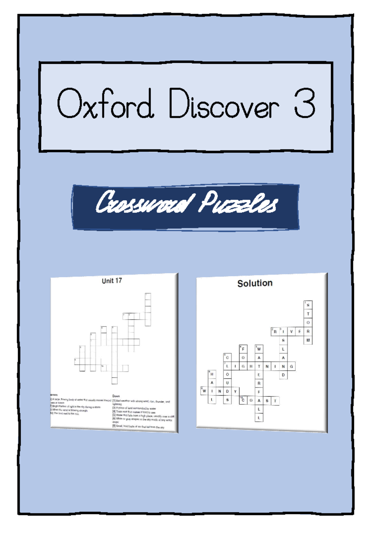 Oxford Discover 3 - Vocabulary Crossword Puzzles Units 1-10 - Studocu