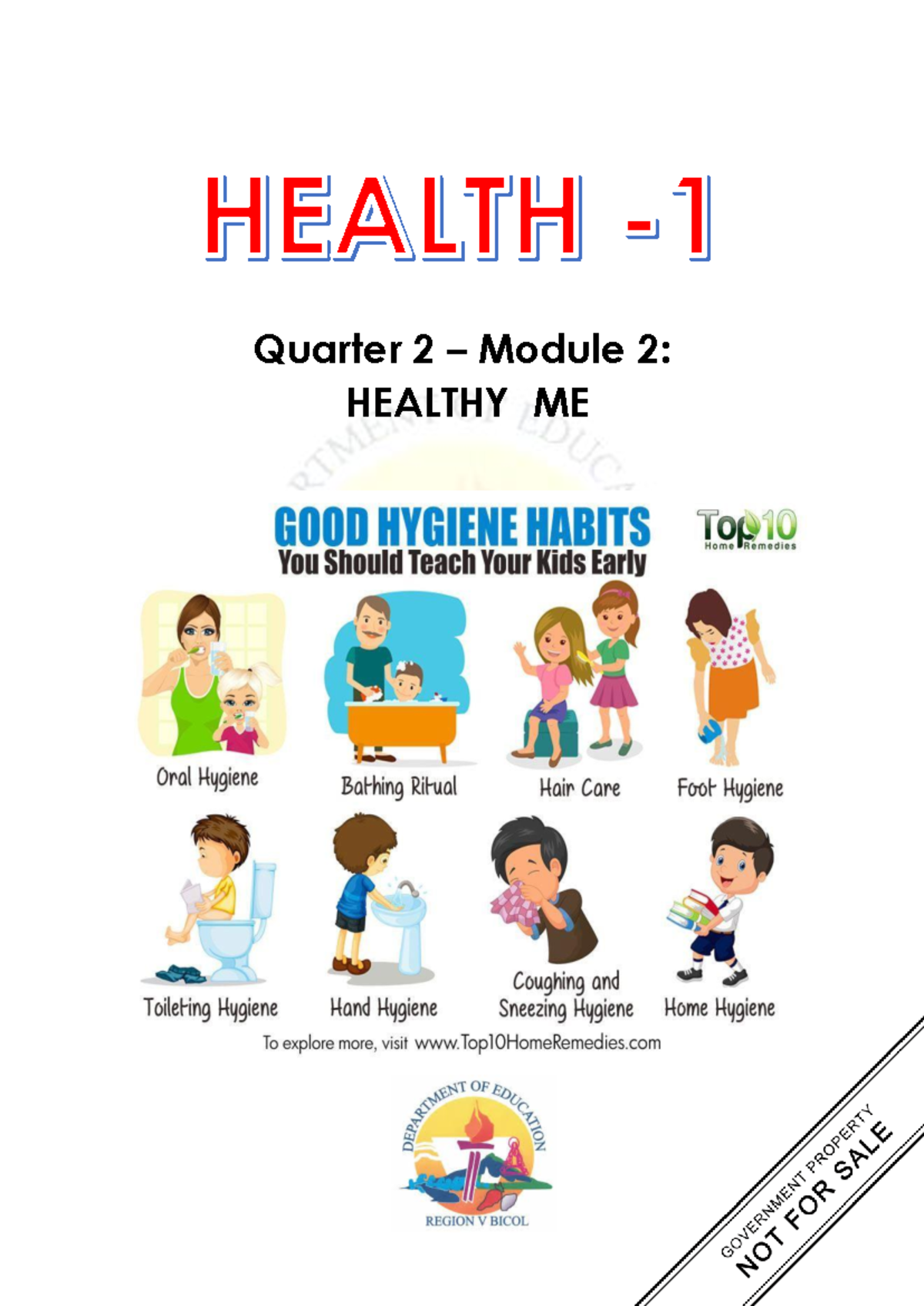 Module 2 Q2 Health 1 GR 1 - Healthy Habits and Hygiene Lecture Notes ...