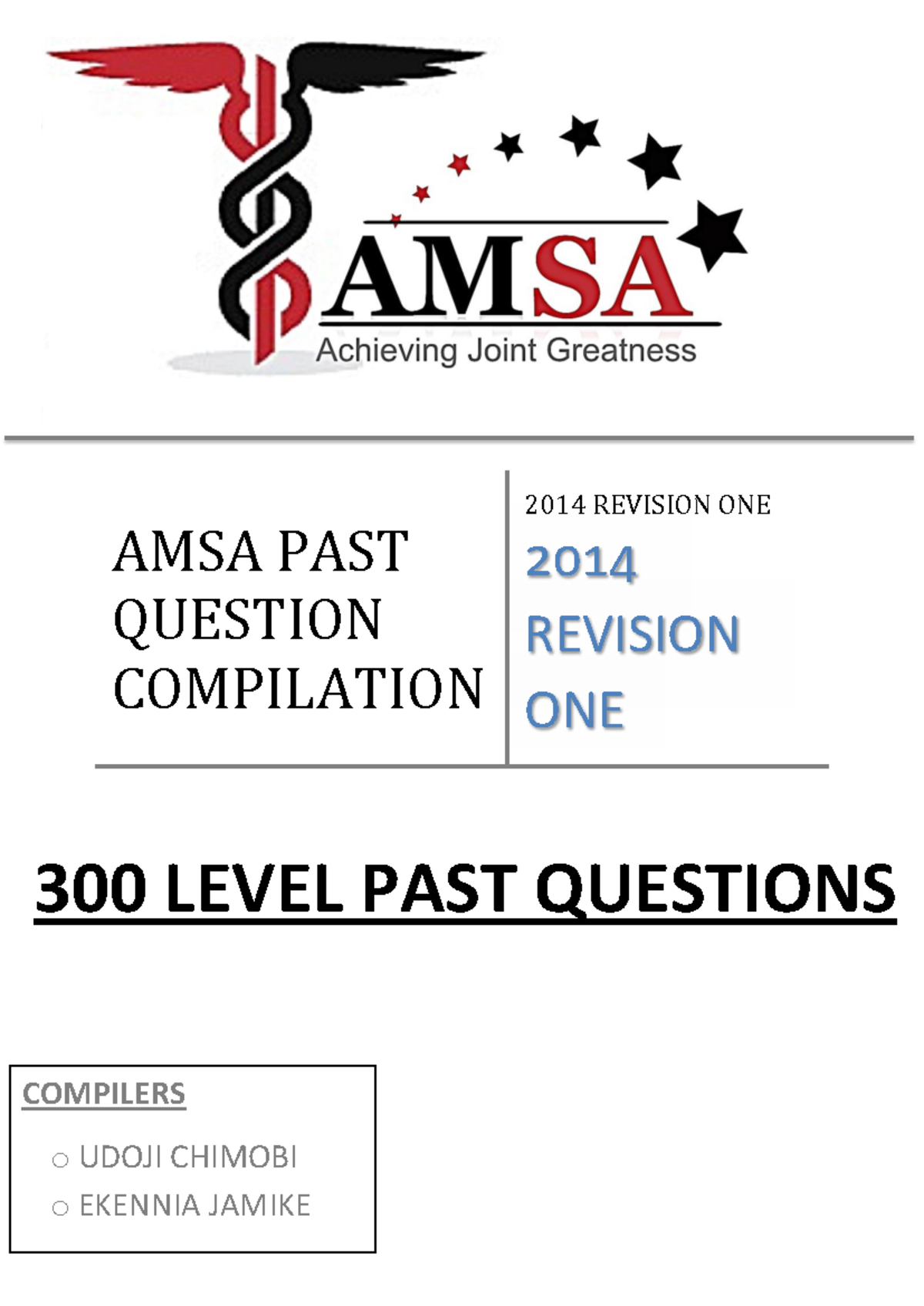 300 level past question book - Gross anatomy - AMSA PAST QUESTION ...