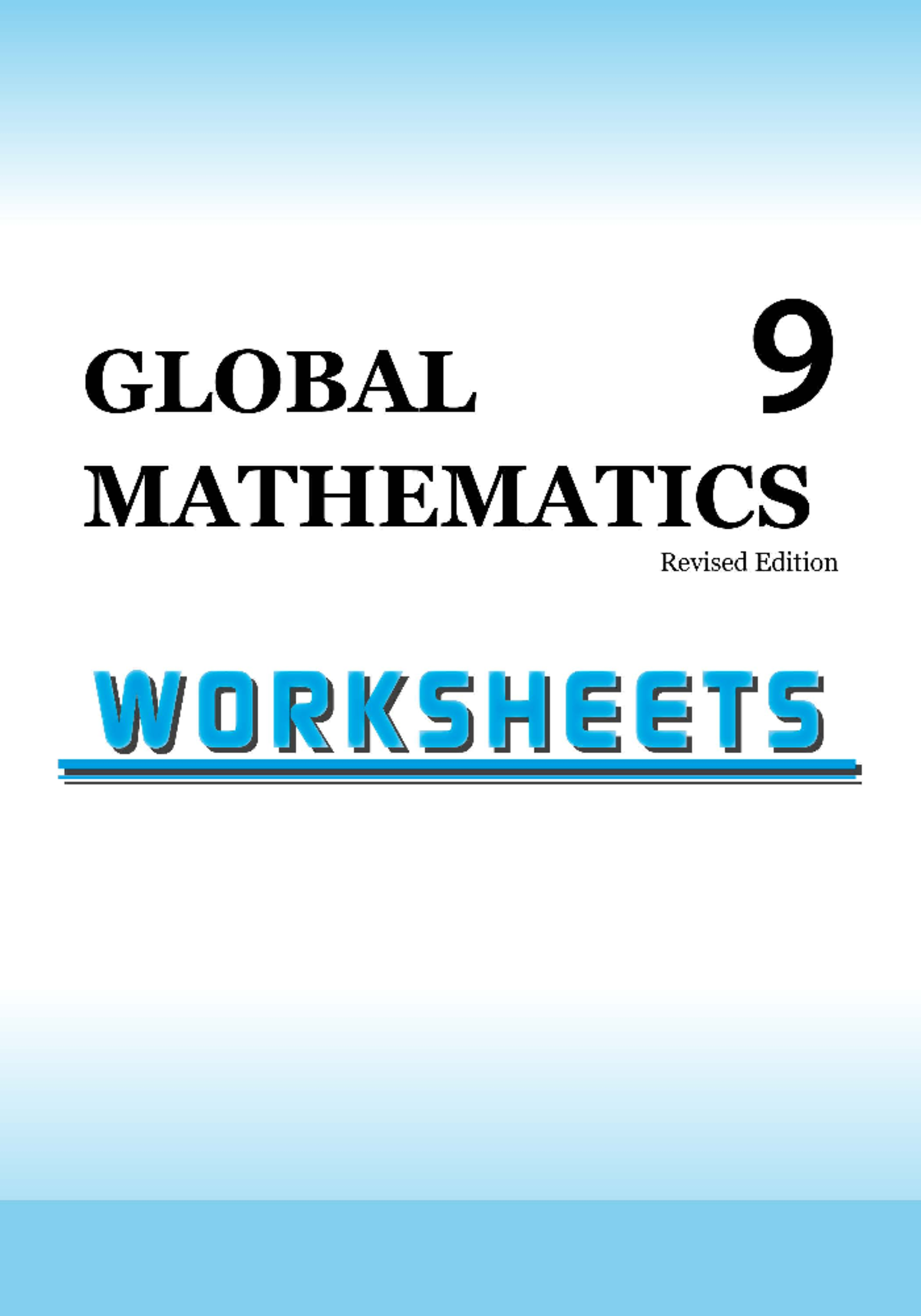 Global Math 9 Worksheets (Modular) - GLOBAL 9 MATHEMATICS Revised ...