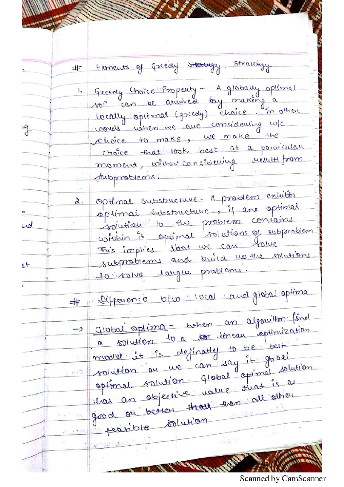 UNIT 3 ADA - Greedy Strategy and Optimization Techniques Notes - Studocu