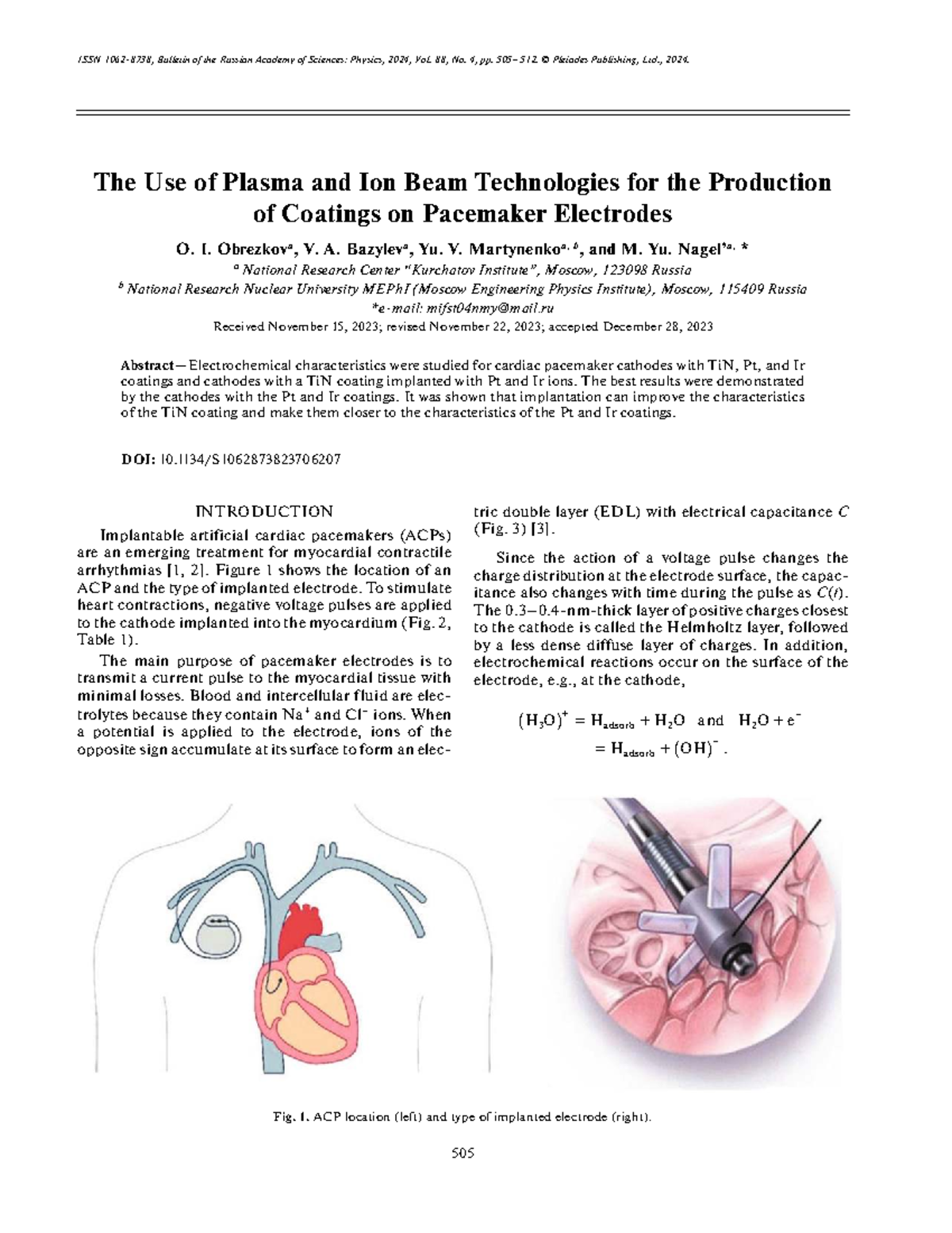 The Use of Plasma and Ion Beam Tech for Coatings on Pacemaker ...