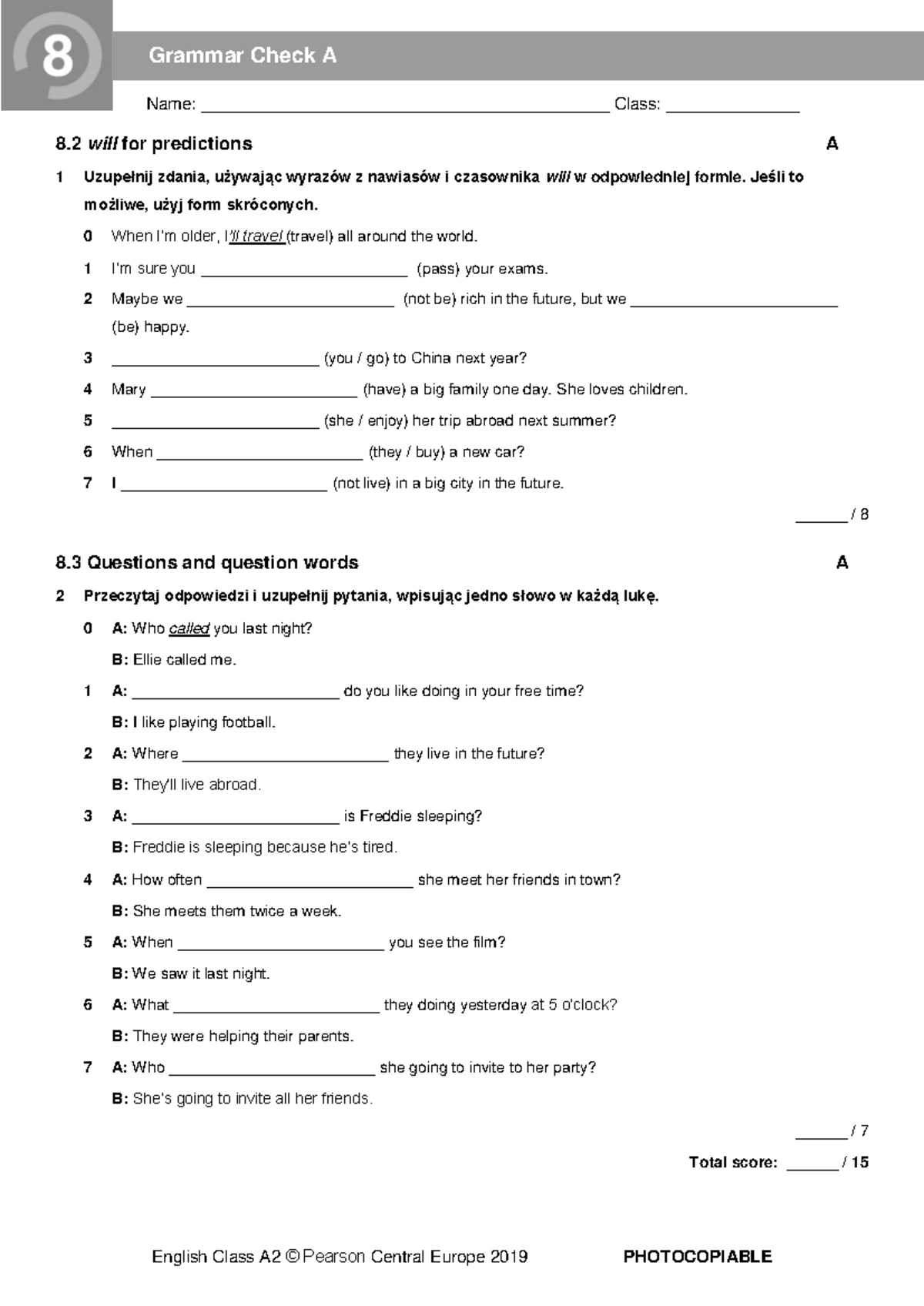 Roczny Sprawdzian Kl. 7 (wersja 2020) z Zadaniami i Punktacją - Studocu