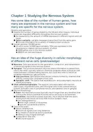 [Solved] Kent vijf types gliacellen en hun functie - Neurobiologie (B ...