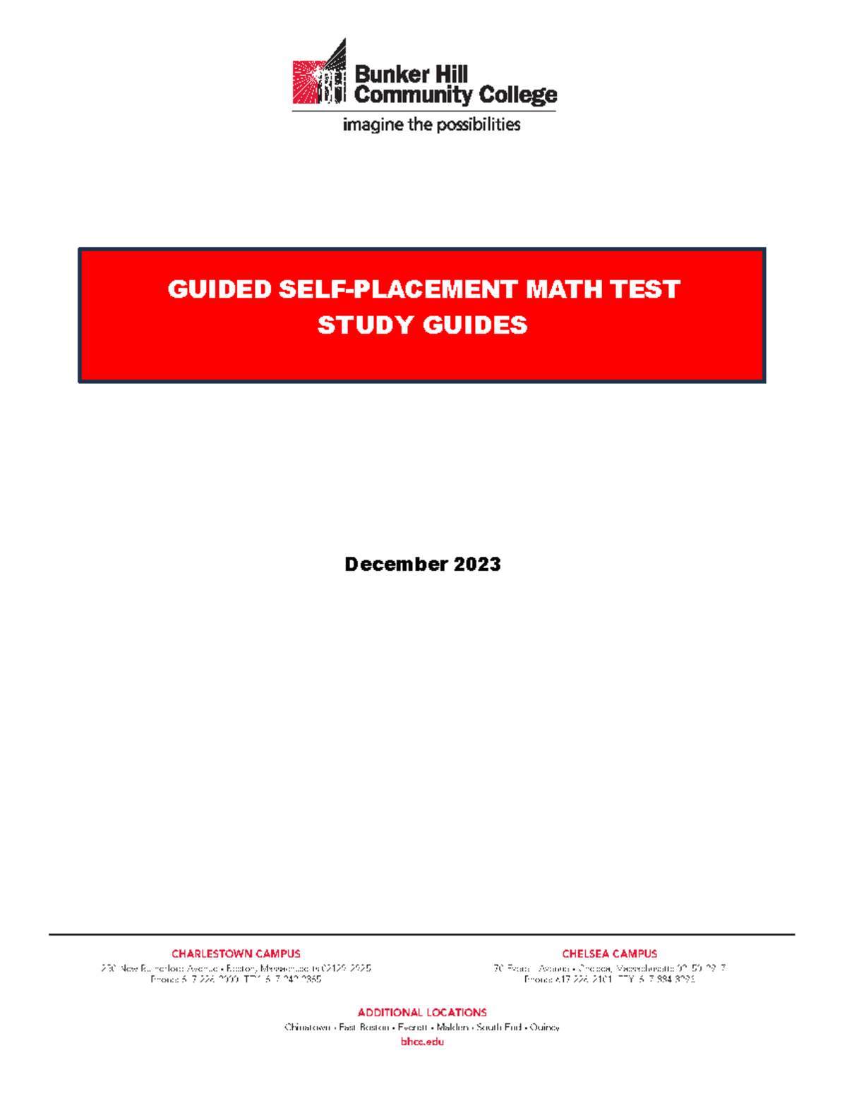 Study Guide for Test 1: College Math Readiness (MAT097) - Studocu