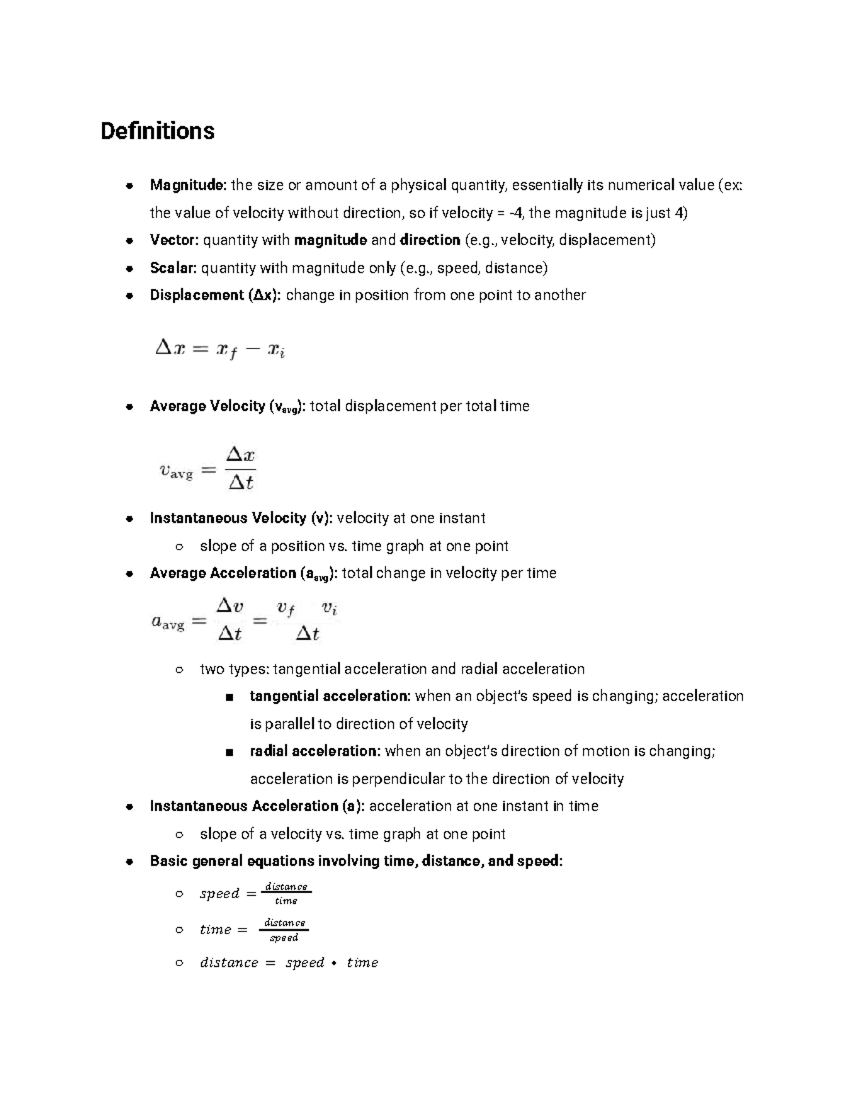 Vector Analysis and Problem Solving in Physics (PHYS 101) - Studocu