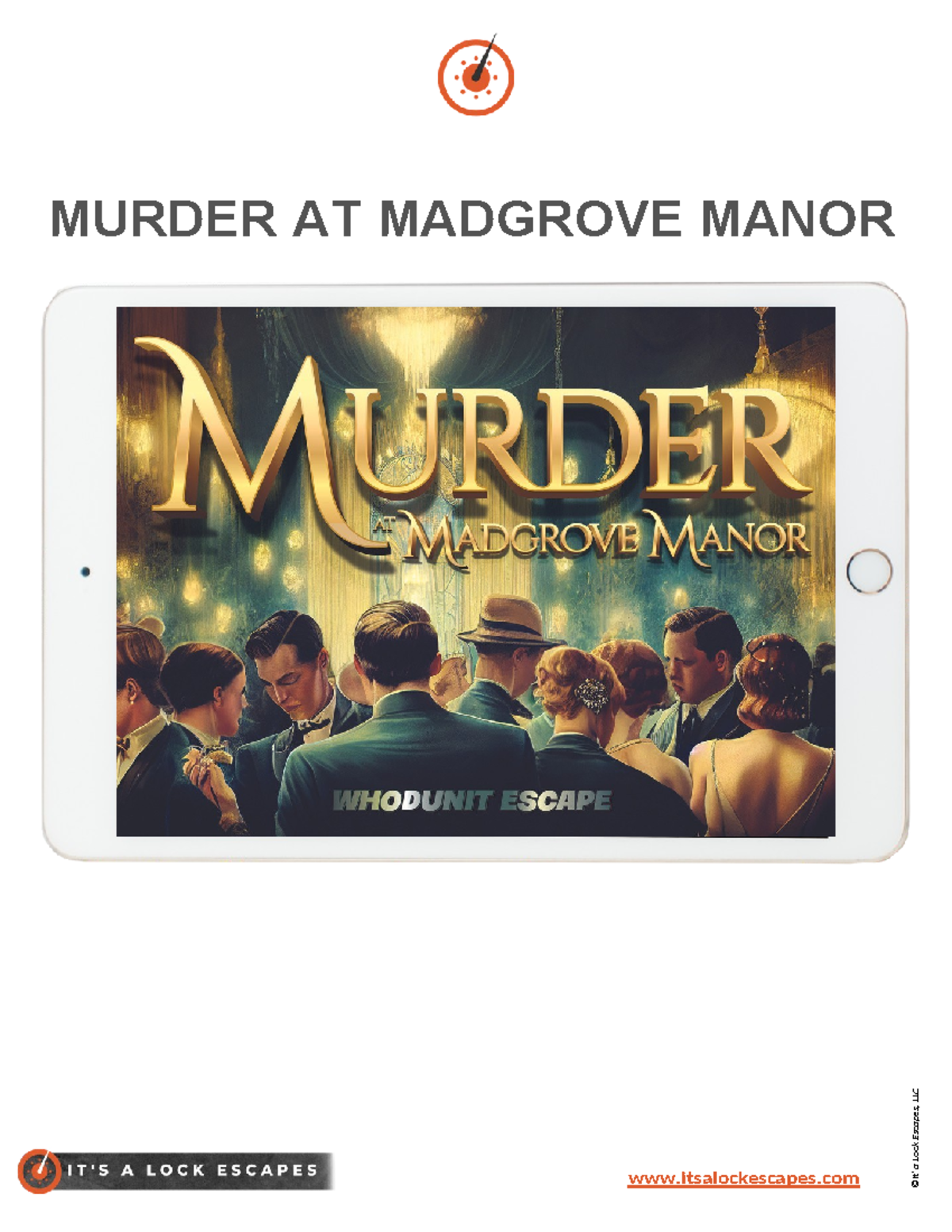 Murder at Madgrove Manor: Escape Room Clue Guide - Studocu