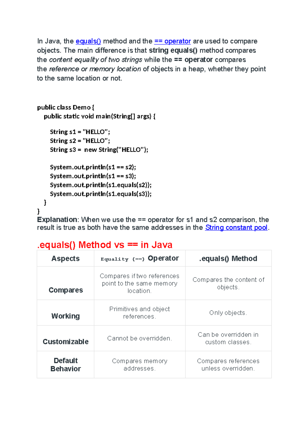 ALLDFFFFFFFFFFFFFFFFFFFFFFFFFFFFFFF - In Java, the equals() method and ...