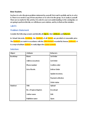 Lab Solution - Solutions Lab 1-1: Installation and usage of Dev-C++ and ...