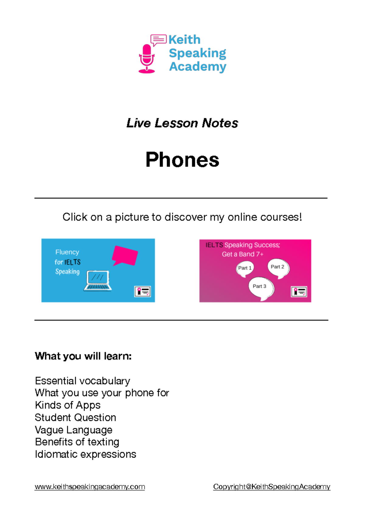 Phones%20-%20Lesson%20Notes%20%20 - Live Lesson Notes Phones ...