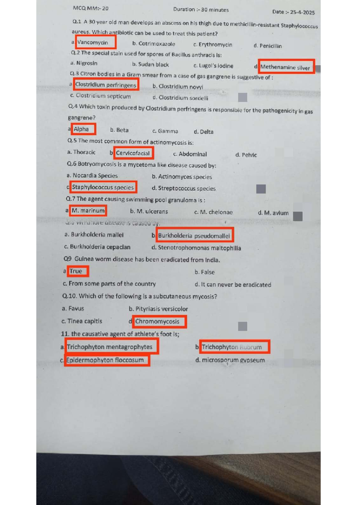 MCQ Test (MCQ 2025) - Microbiology Questions and Answers - Studocu