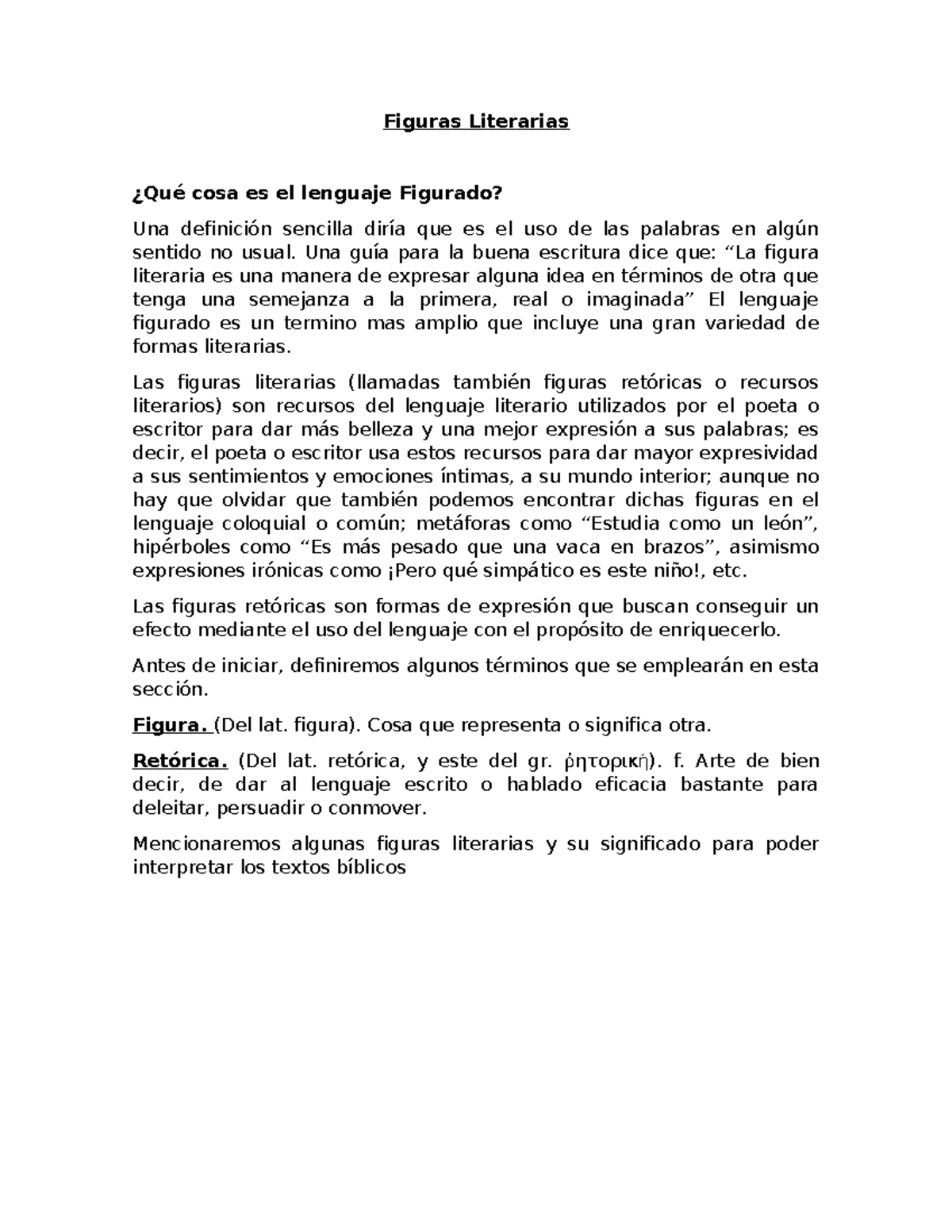 Figuras Literarias hermeneutica - Figuras Literarias ¿Qué cosa es el ...