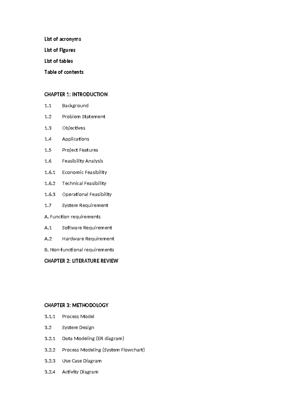 BCA 4th Sem Project Proposal Format Guidelines and Standards - Studocu