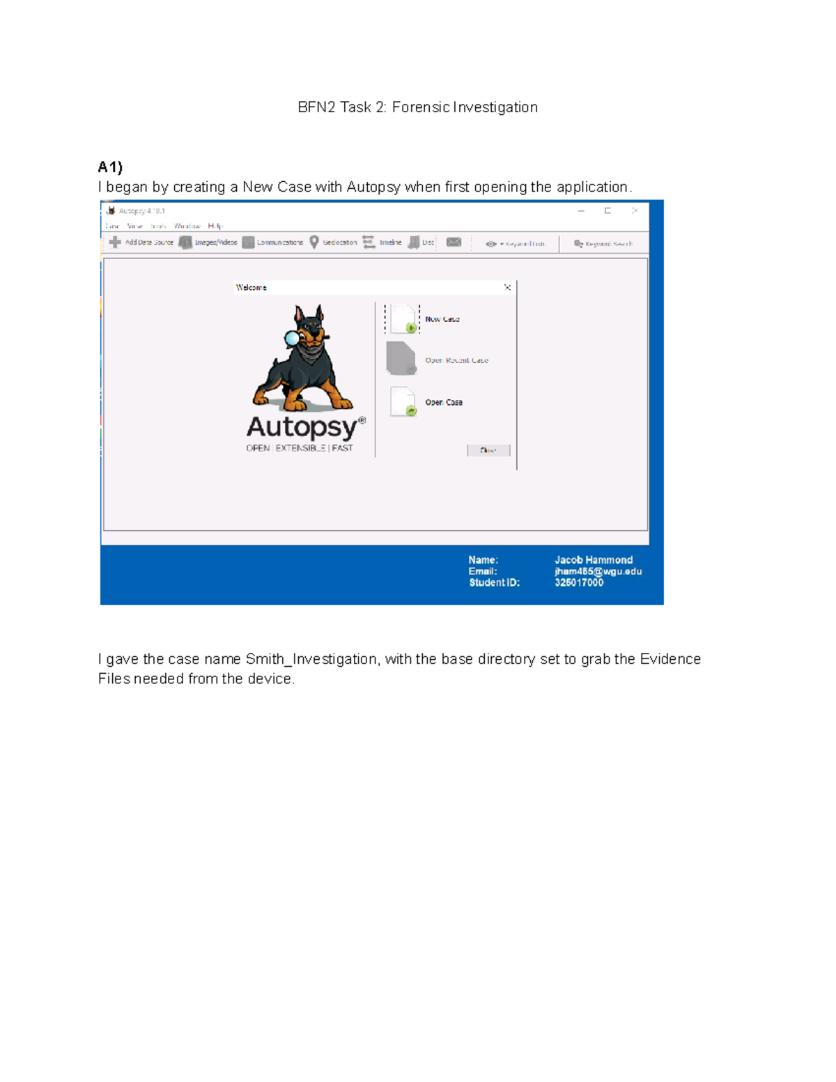 BFN2 Task 2: Forensic Investigation Analysis and Findings - Studocu