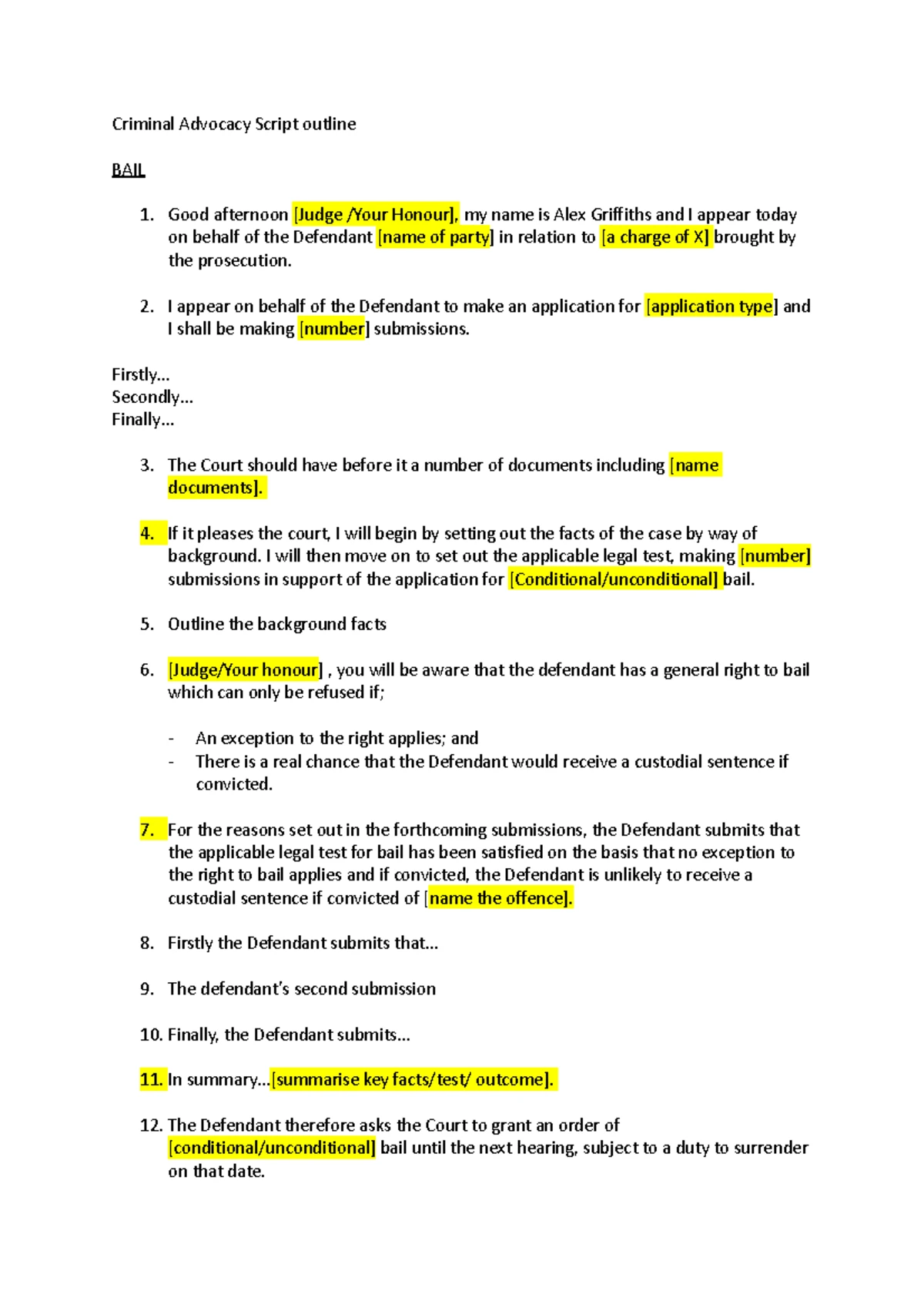 Chapter 5(Section 60) - statutory guide bail application - Chapter 5 ...