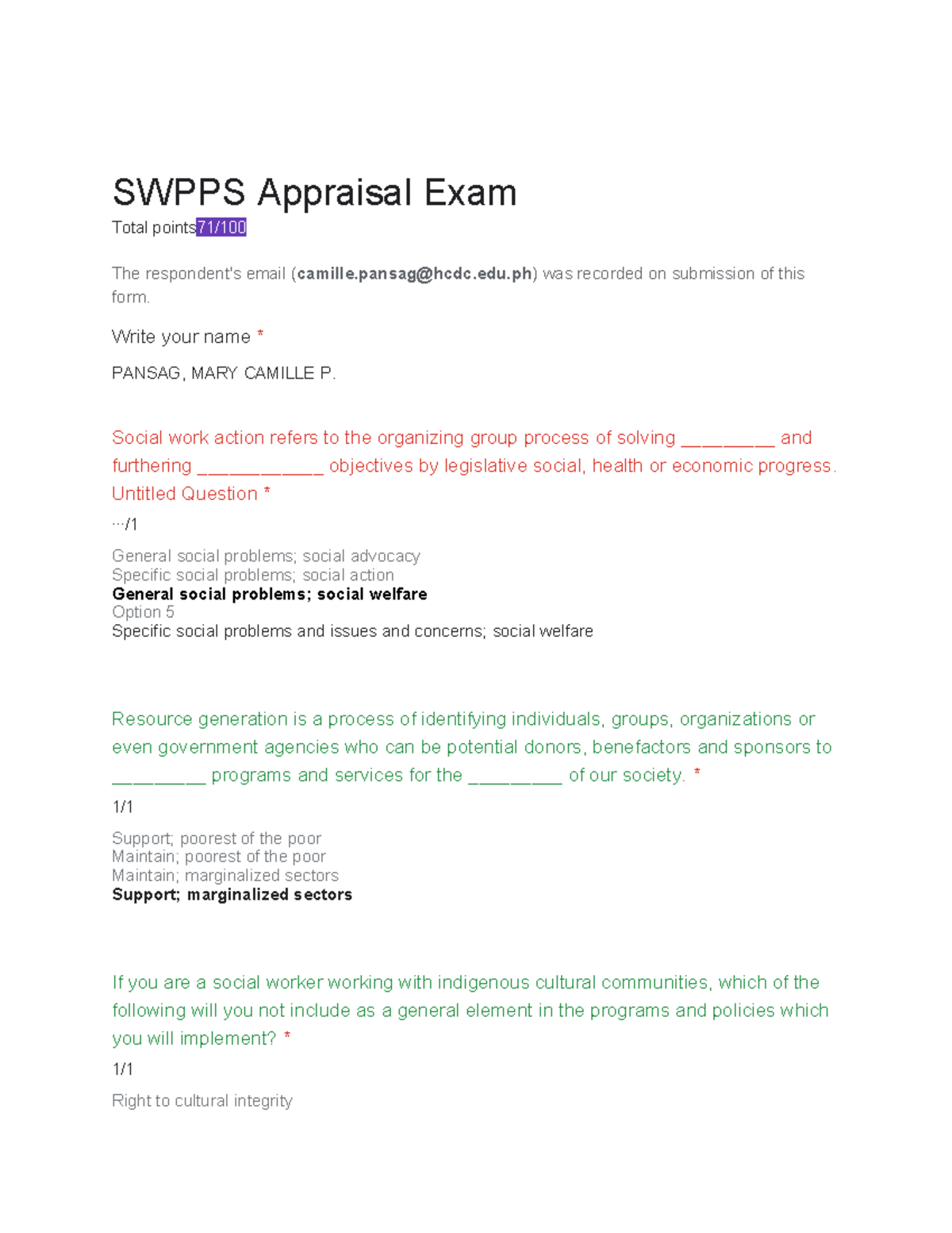 SWPPS Social Work Practice Exam Review Notes - Studocu