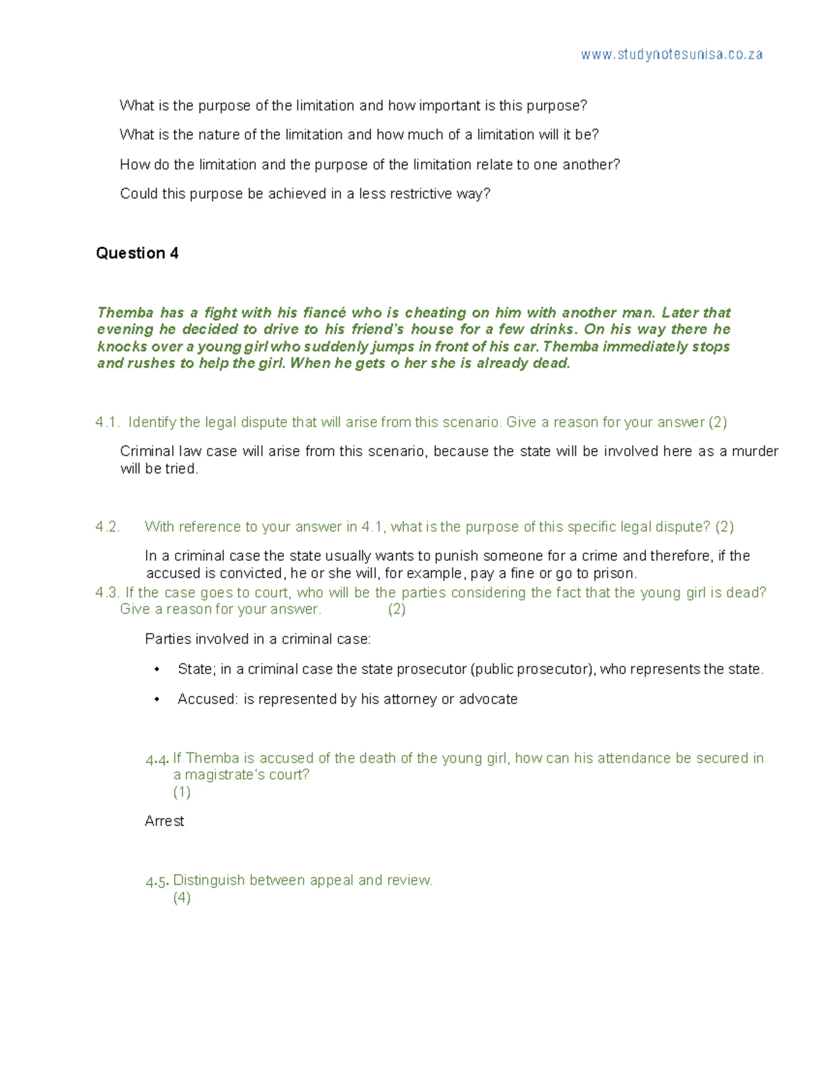 Hearing Date Application Form - Annexure 4 (Gauteng High Court) - Studocu