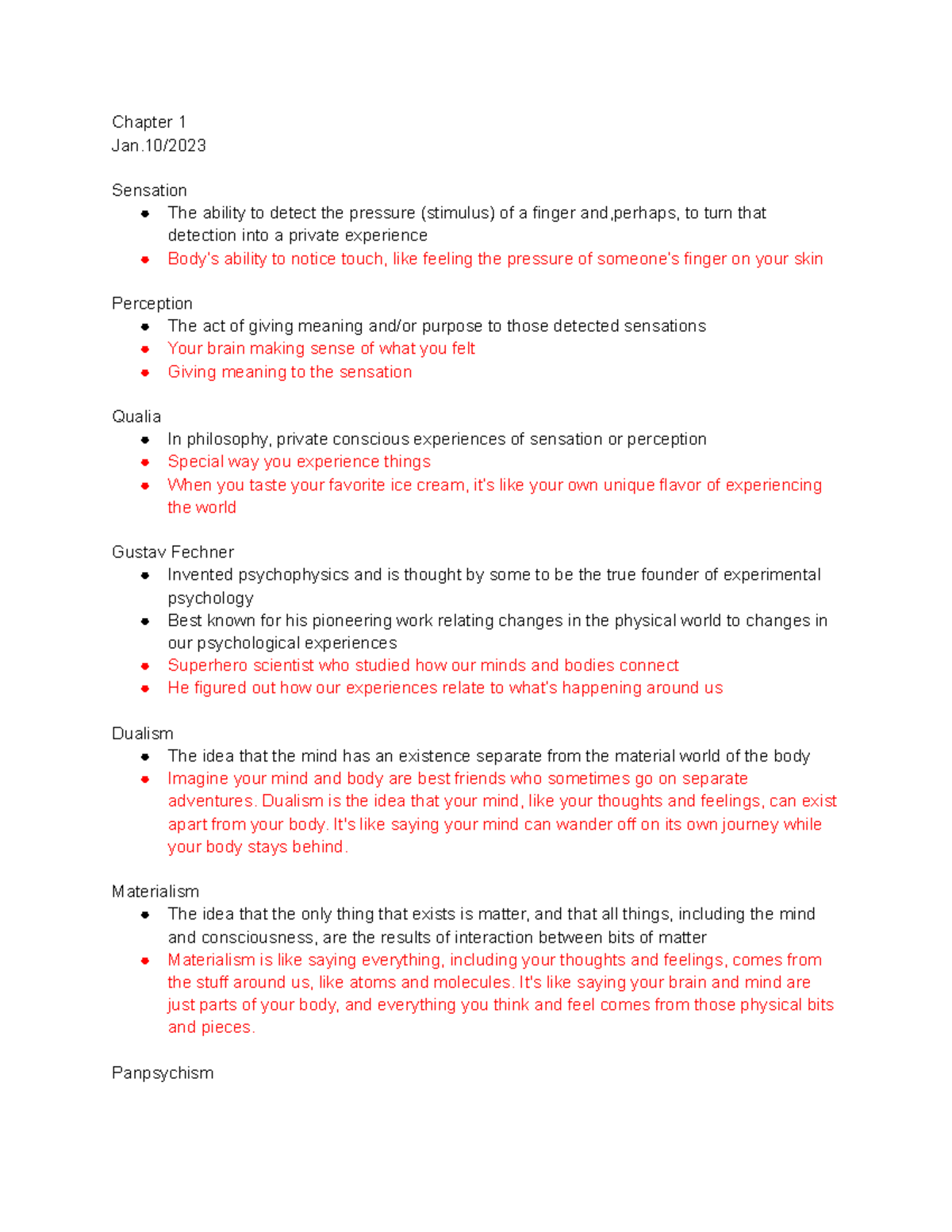 Chapter 1: Sensation and Perception - Textbook Notes for PSYB51 - Studocu