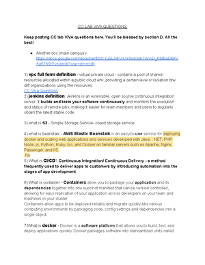 DBMS Lab Viva Questions - Database Management Systems - PESU - Studocu