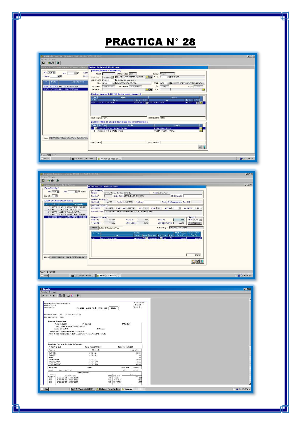 Práctica N° 28: Listado de Viáticos y Pasajes - Módulo Tesorería 2021 ...