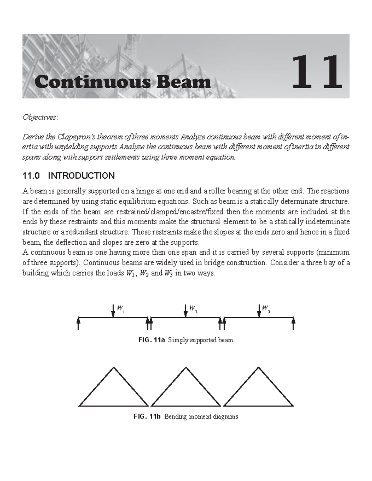 Structural Analysis of Continuous Beams: Clapeyron's Theorem (ENG 101) - Studocu