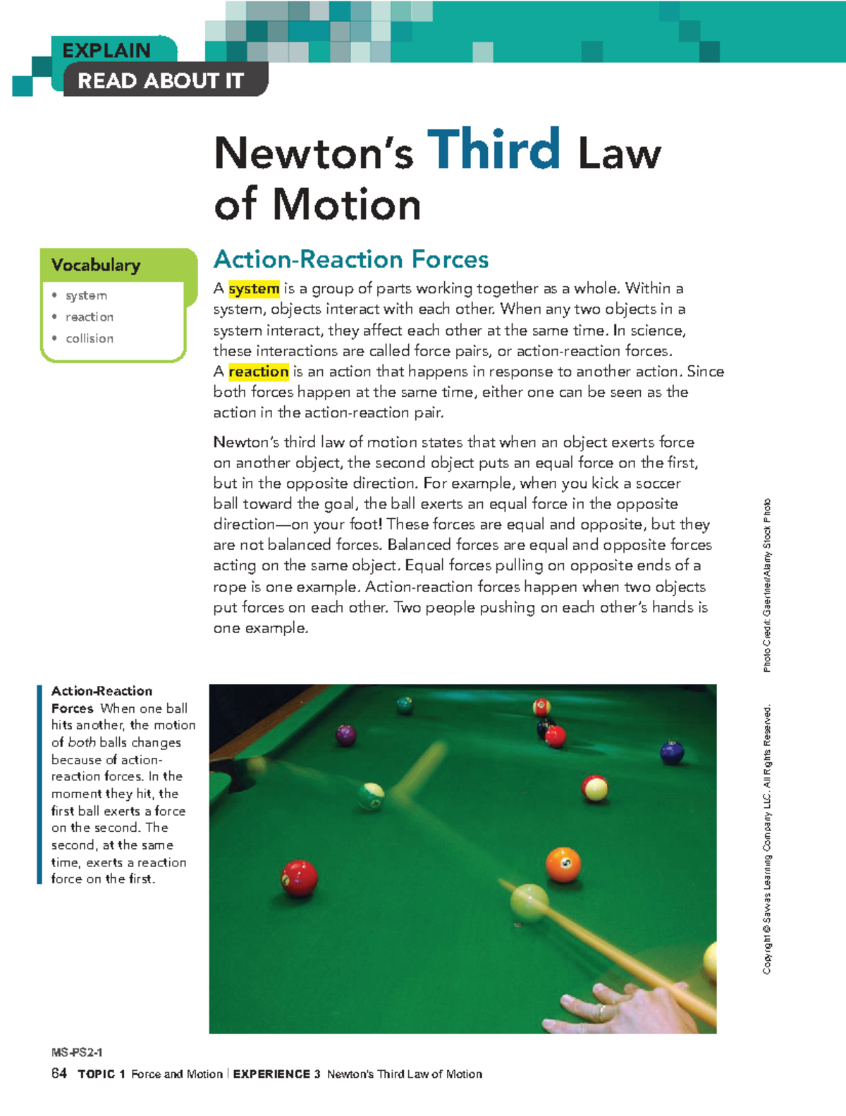 Newton's Third Law of Motion: Understanding Action-Reaction Forces ...