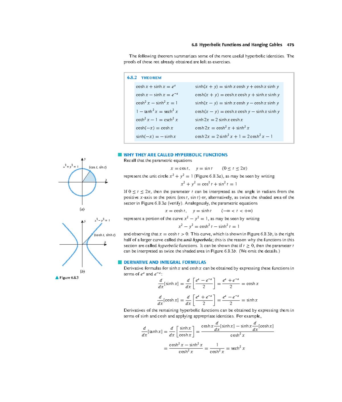 Calculus Anton: Hyperbolic Functions (Pages 497-498) - Studocu