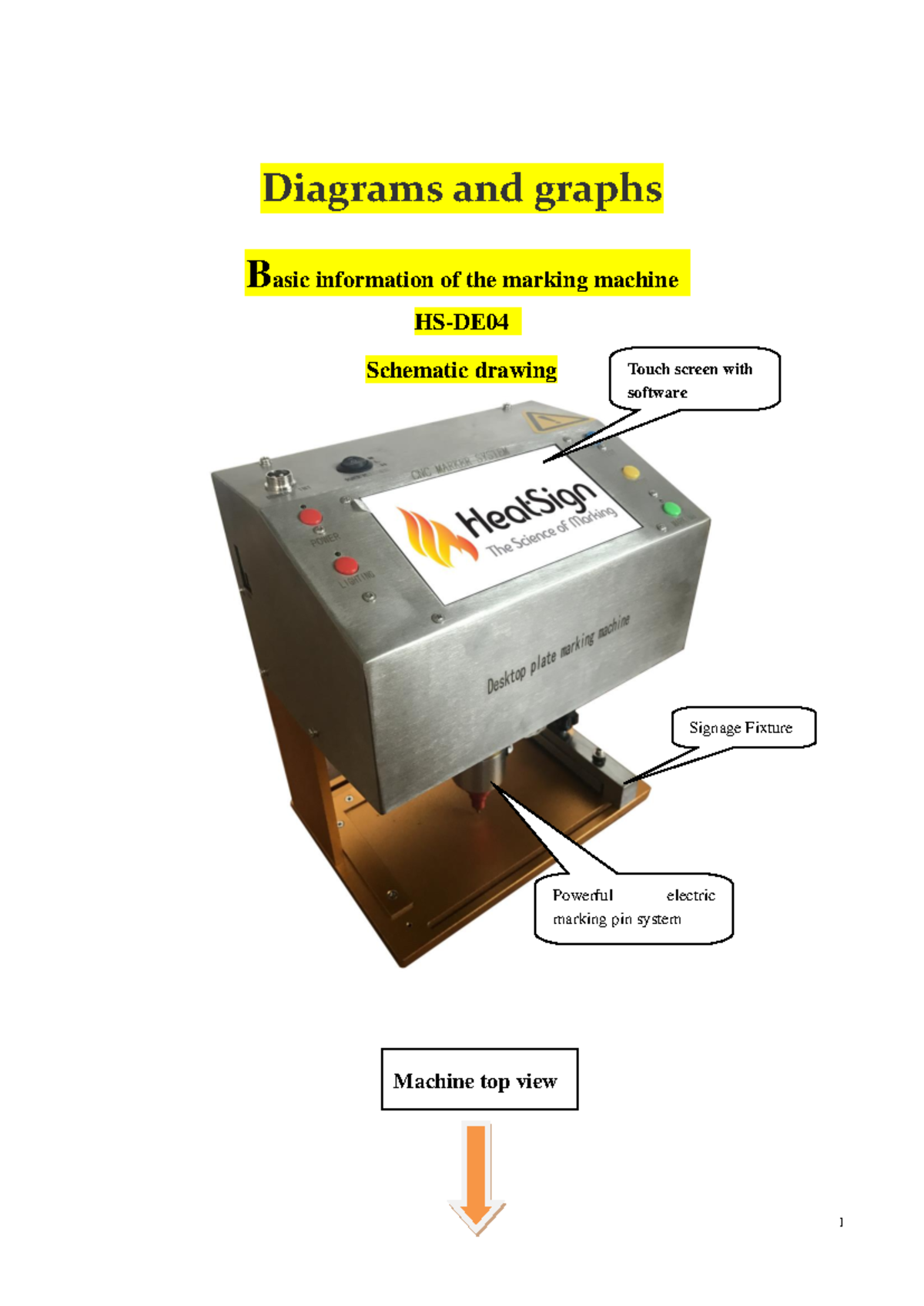 HS-DE04 User Manual: Marking Machine Operation and Software Guide - Studocu