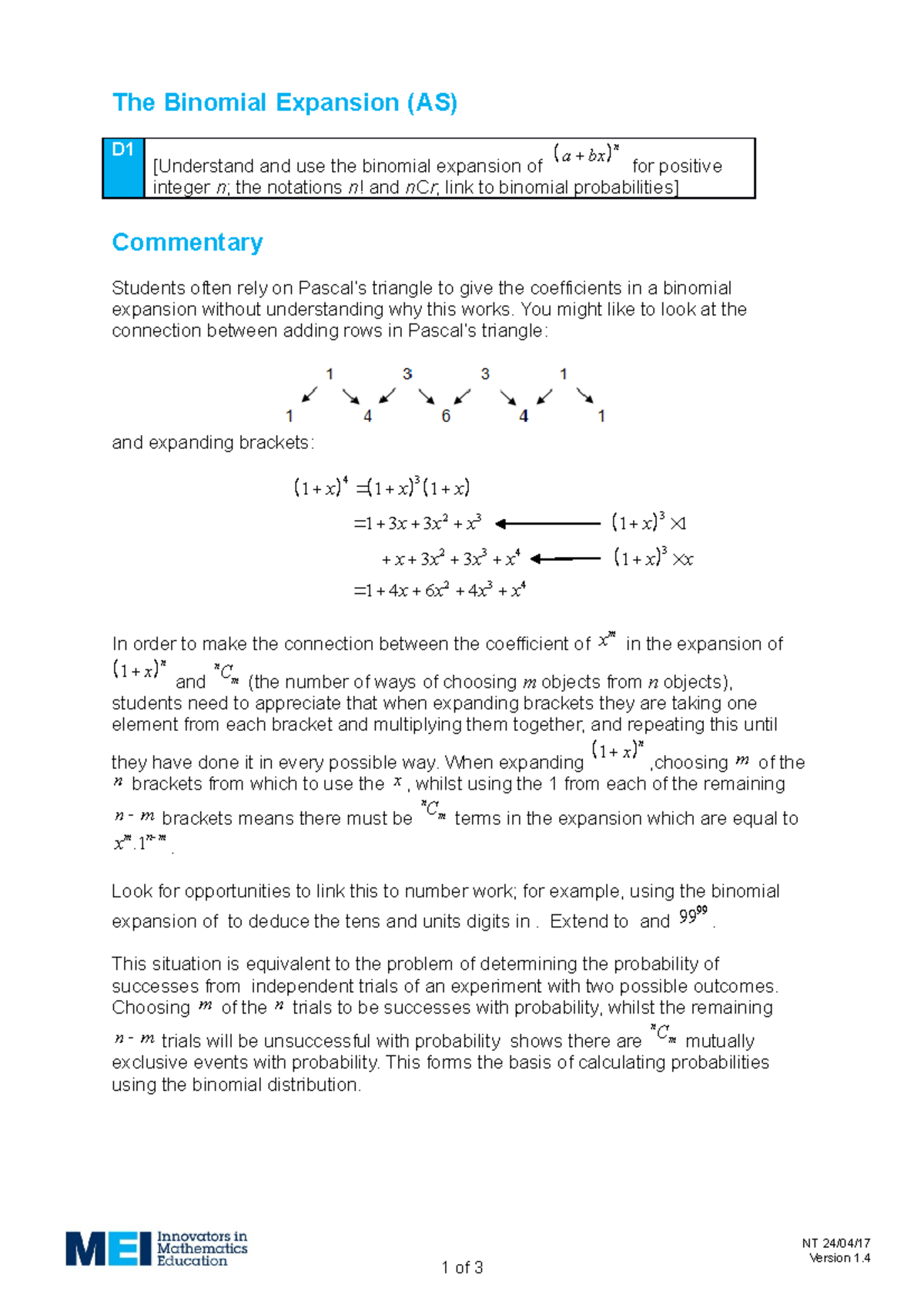 AS Binomial Expansion: Understanding Coefficients and Applications ...