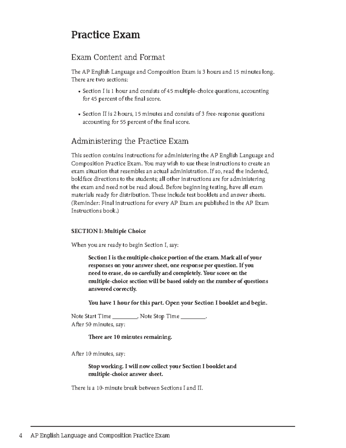 AP English Language and Composition Mock Exam 2020: MCQ Practice - Studocu