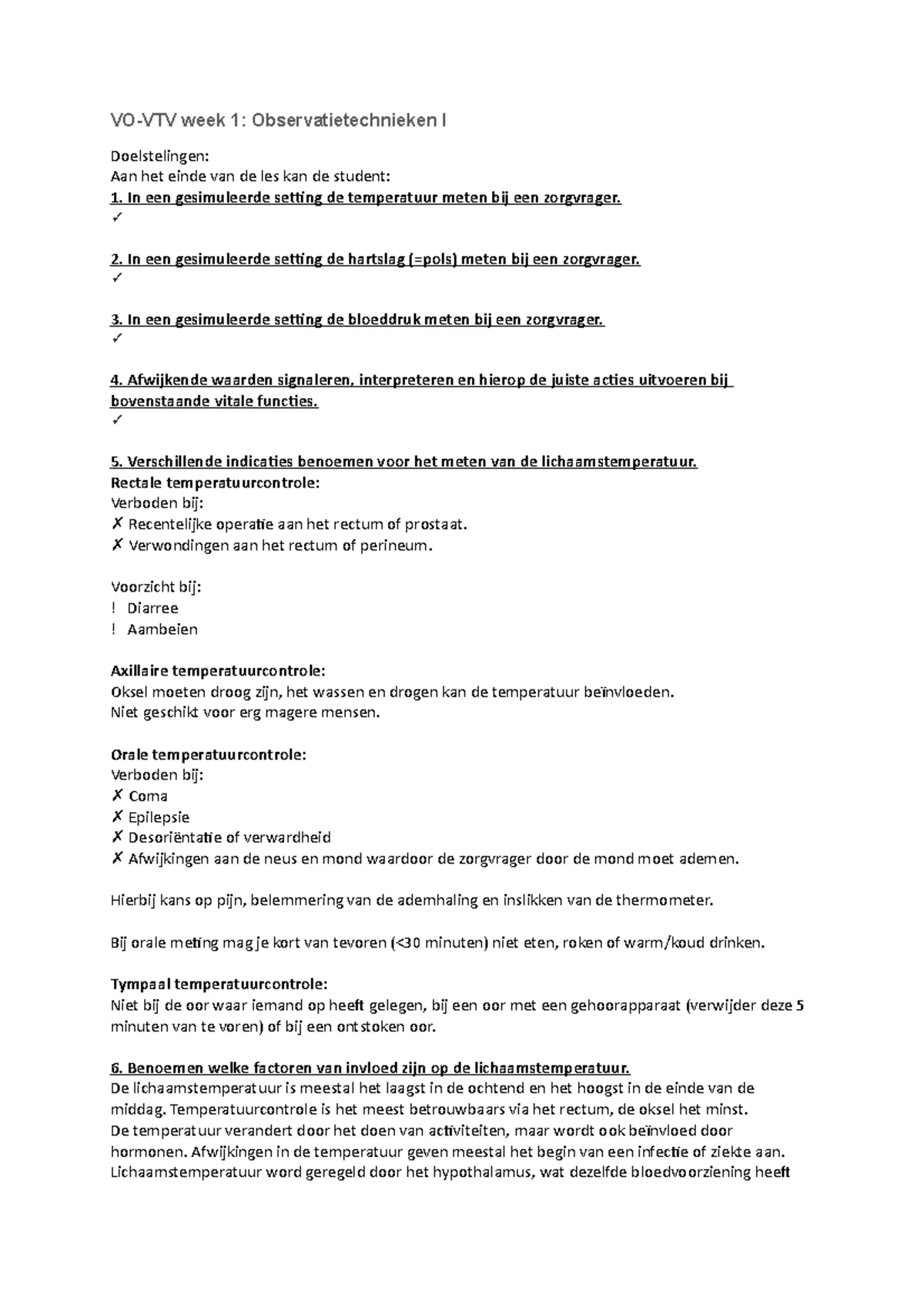 Voorbereiding - Met de EWS-score kan de arts of verpleegkundige een ...