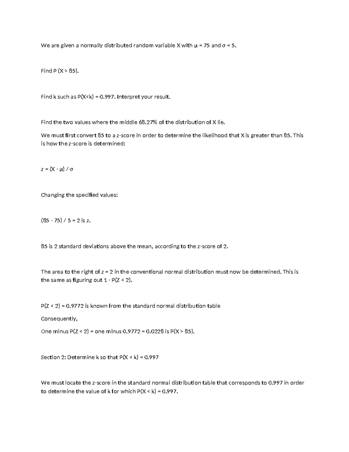 Maths UNIT 7: Normal Distribution Learning Journal Analysis - Studocu