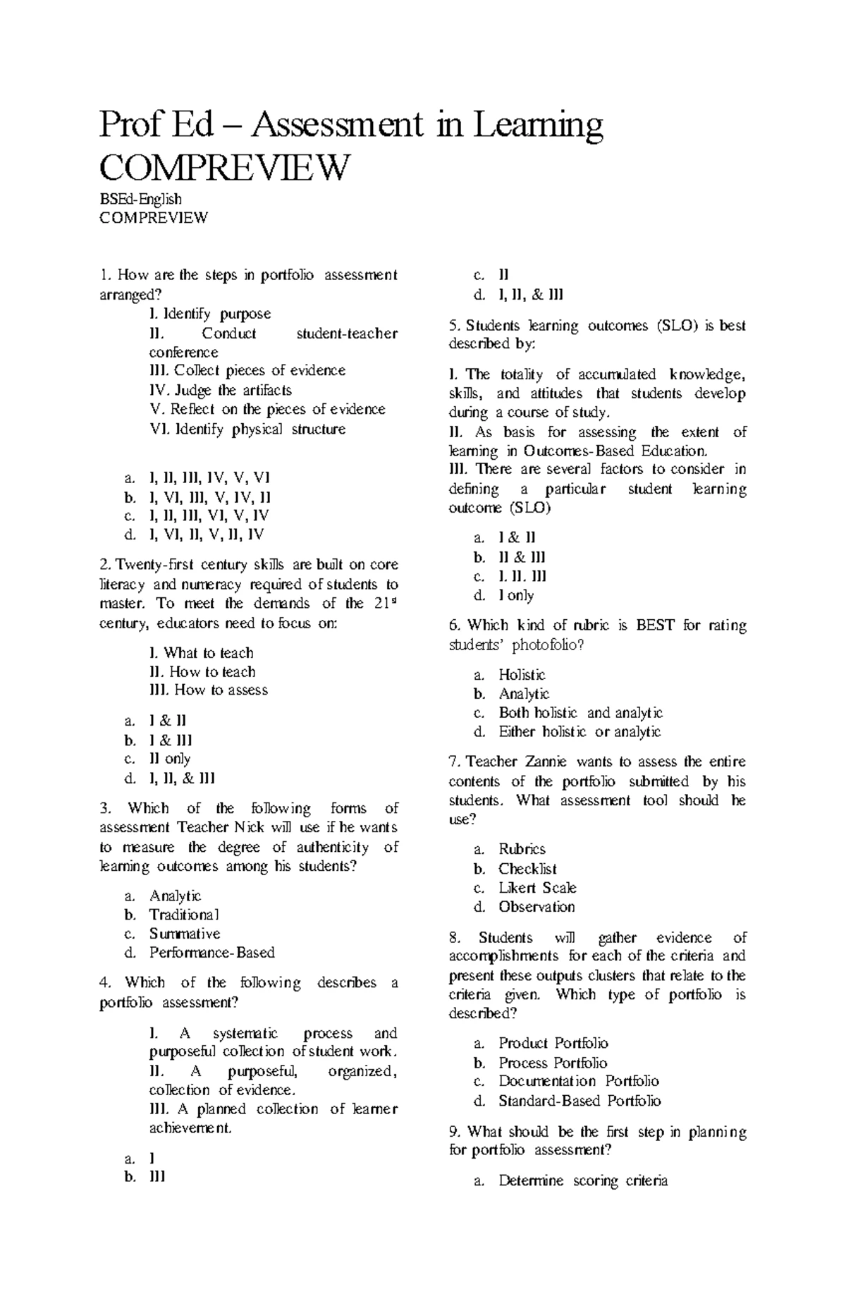 Mathematics 10 Lesson Plan: Understanding Combinations (M10SP-IIIe-1 ...