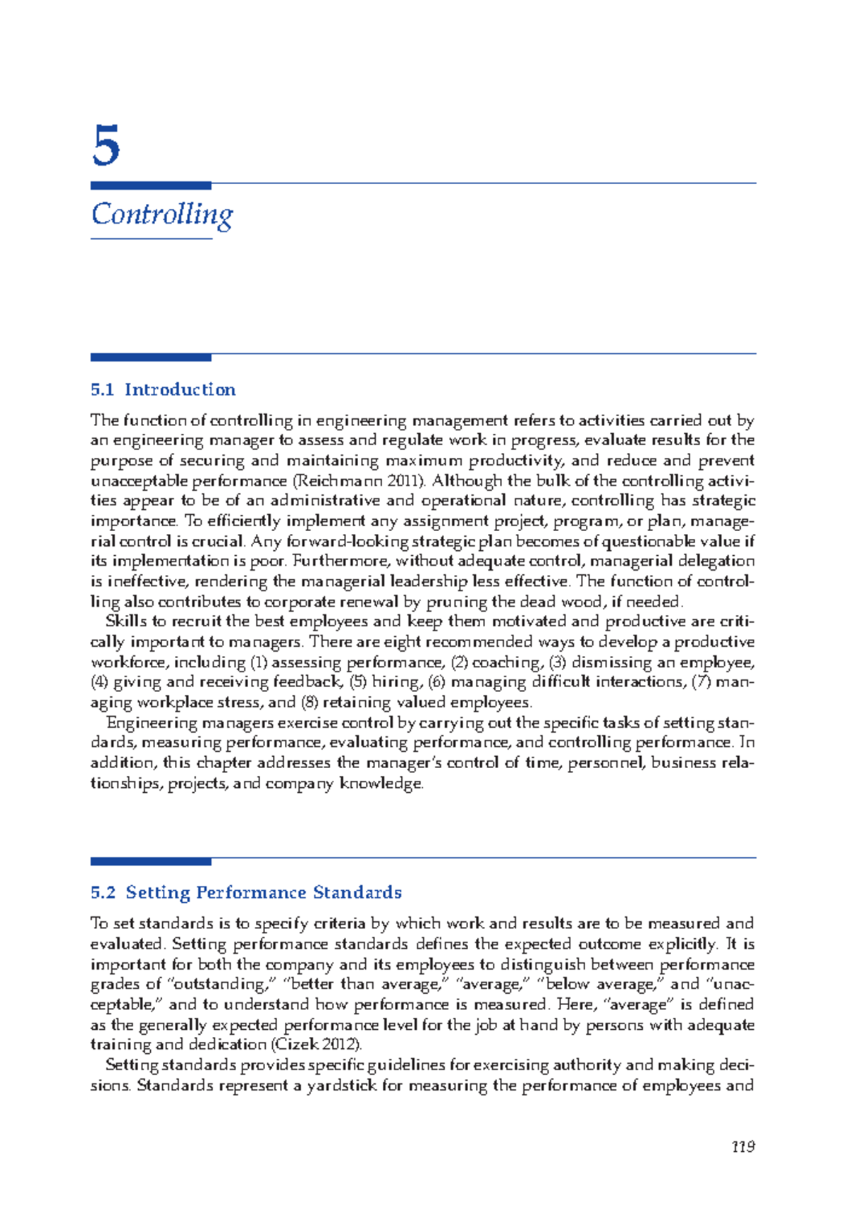 Title: Engineering Management: Controlling Activities & Performance ...