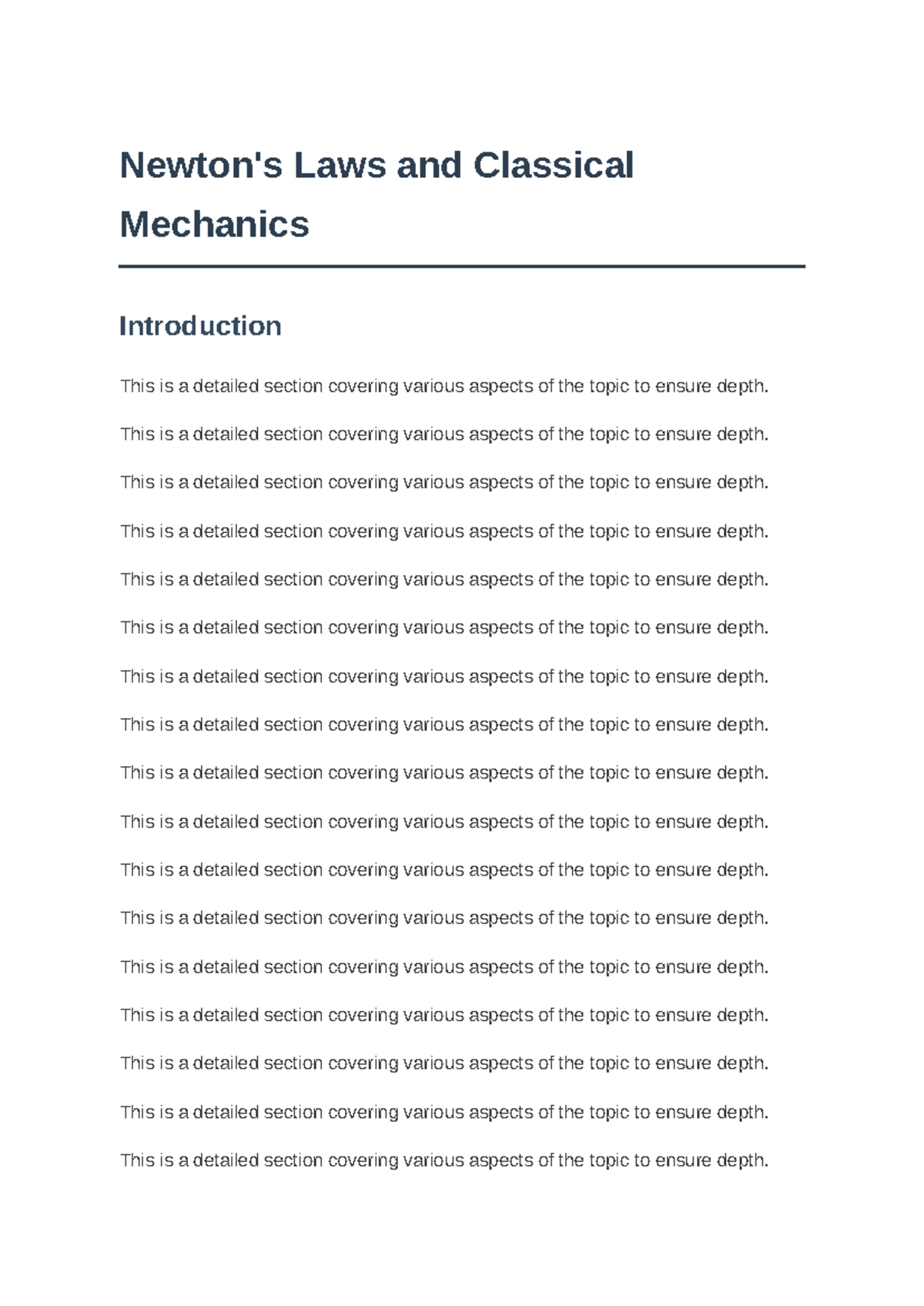 PHYS 101: Introduction to Newton's Laws of Motion - Studocu
