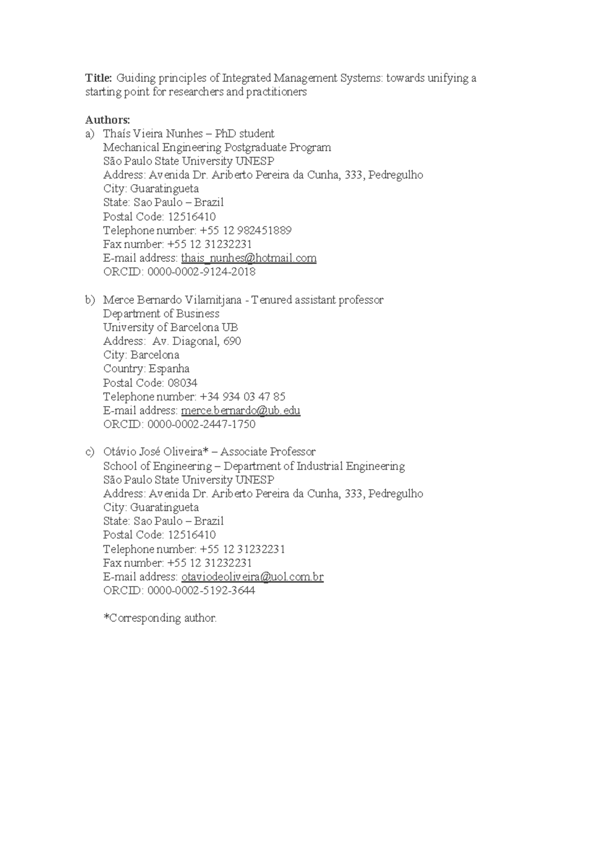 684861 - Assignment notes - Title: Guiding principles of Integrated ...