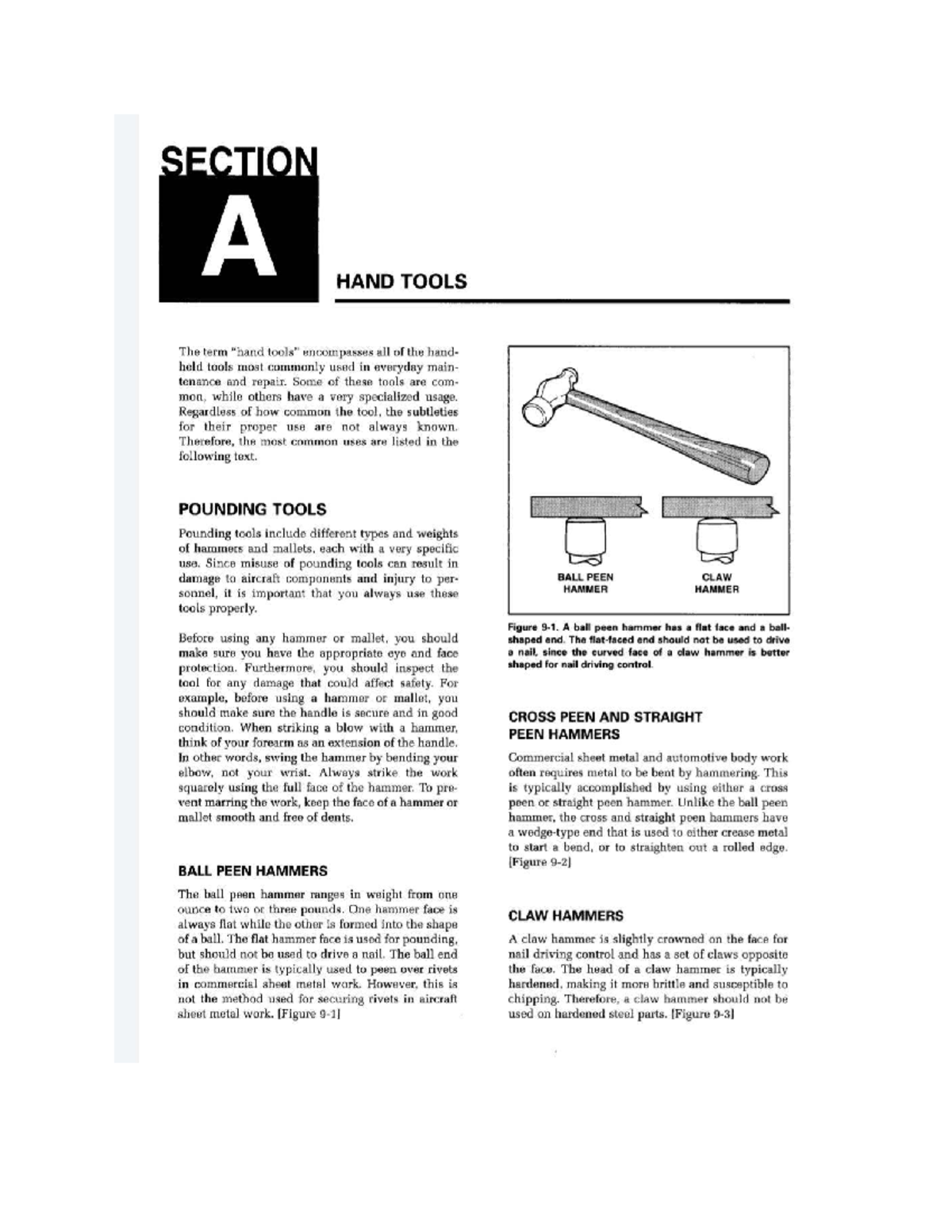 Aircraft Handtools Overview: Types and Uses - Studocu