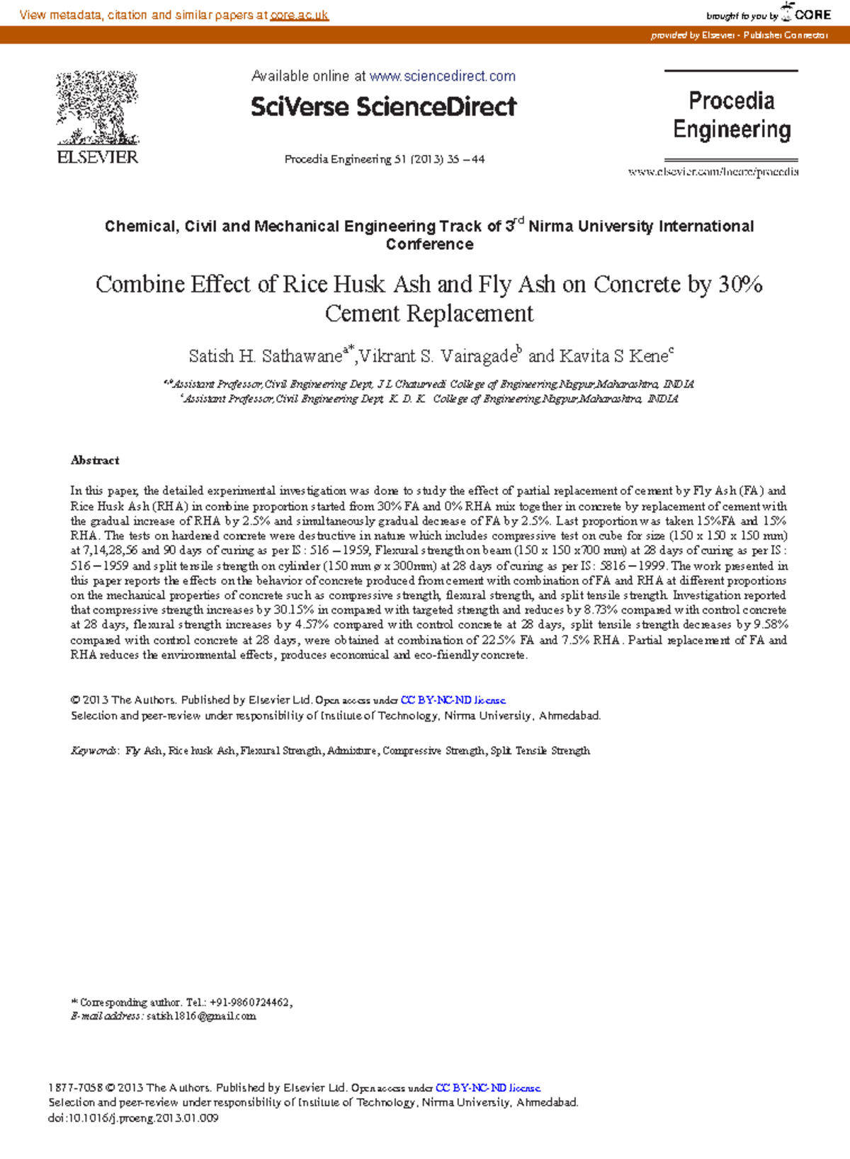 Combine rice and fly - thesis - Procedia Engineering 51 ( 2013 ) 35 – 44 1877-7058 © 2013 The ...