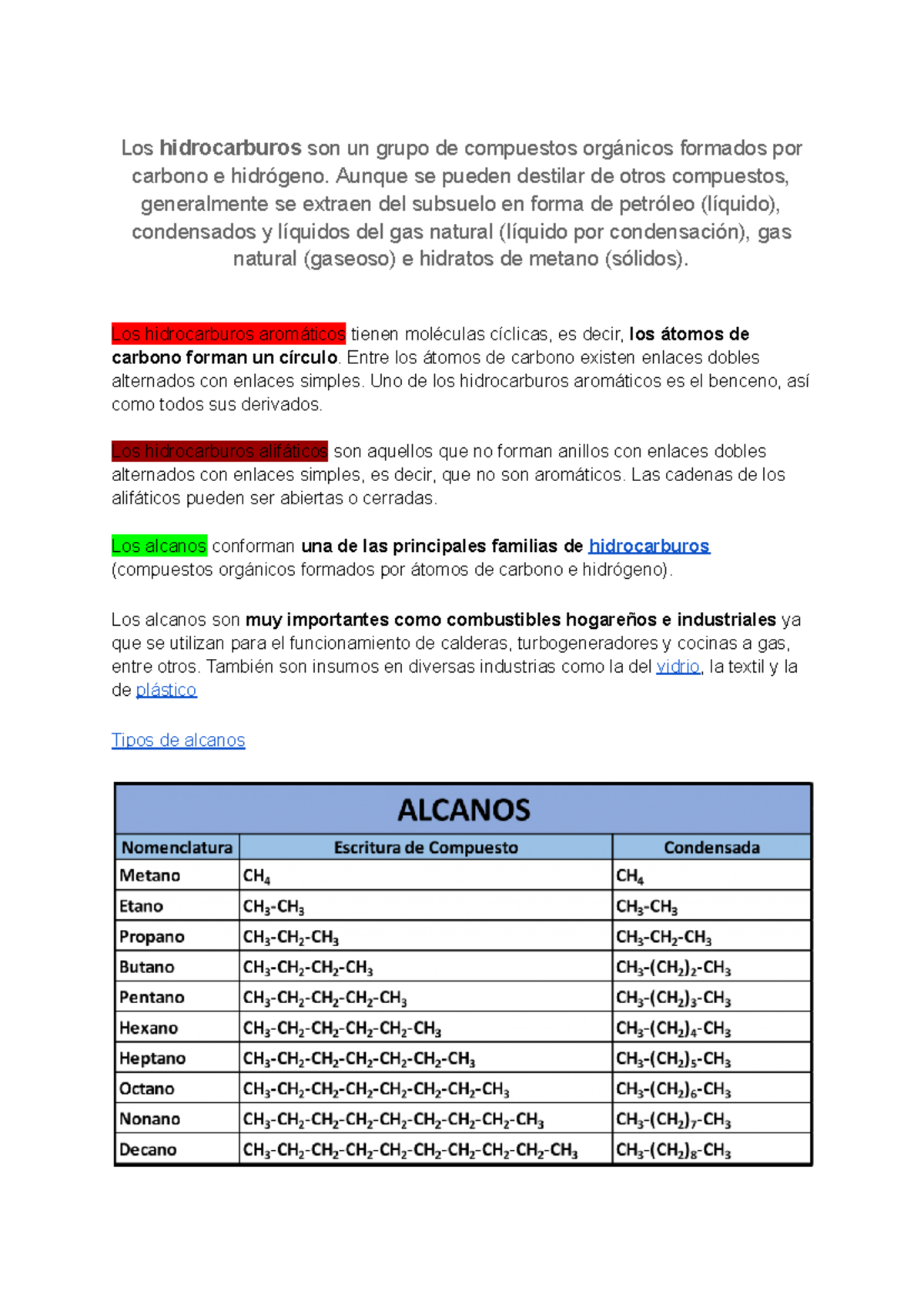 Ejercicios de Alcanos - Química Orgánica Unidad 2 - Studocu