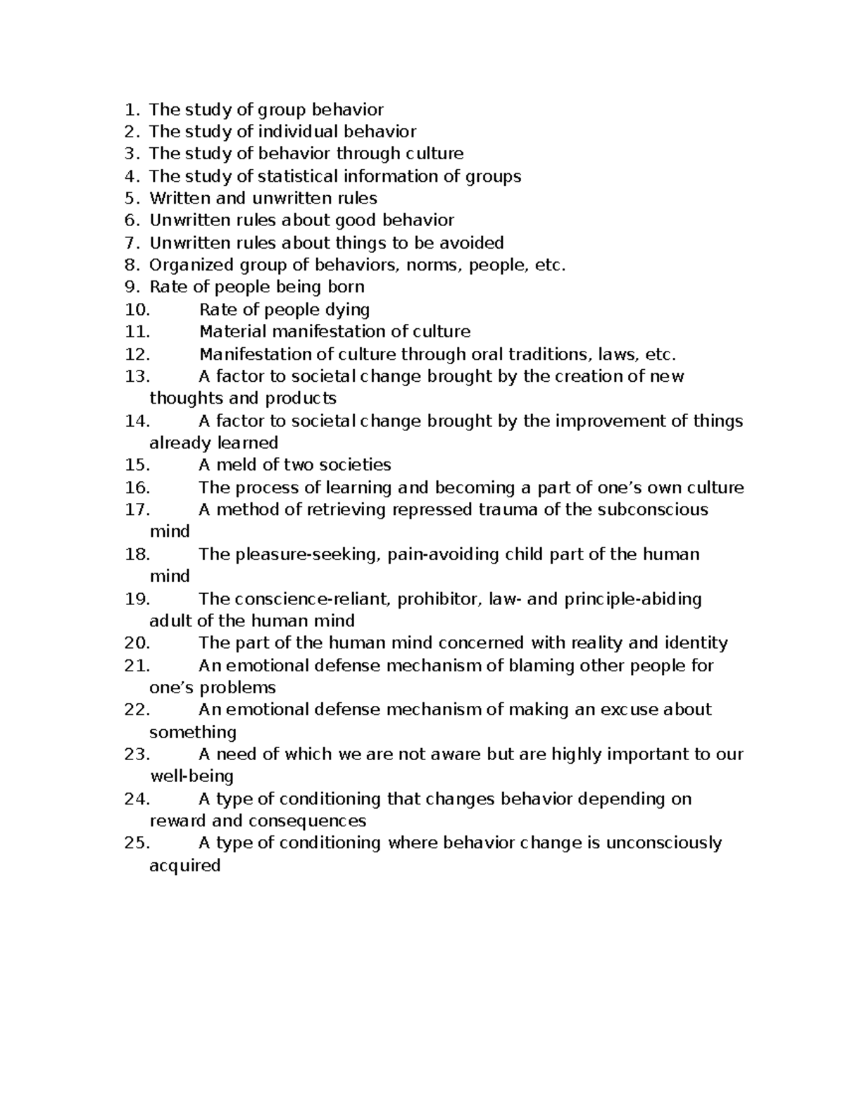 Quiz on Group & Individual Behavior Analysis - DISS 101 - Studocu