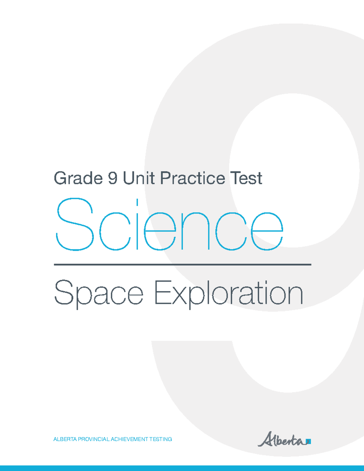 Grade 9 Science Unit Practice Test: Space Exploration (ALBERTA) - Studocu