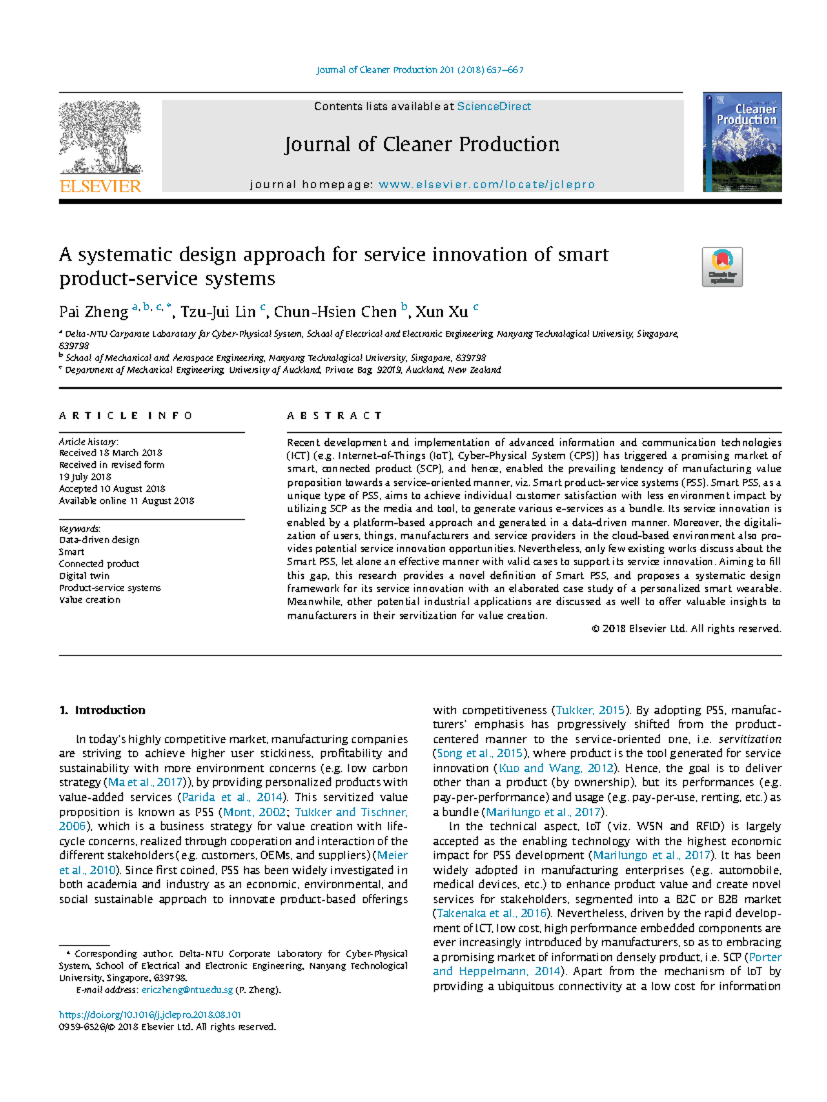 Smart PSS 1.0 - 2018 - A Systematic Approach for Service Innovation ...