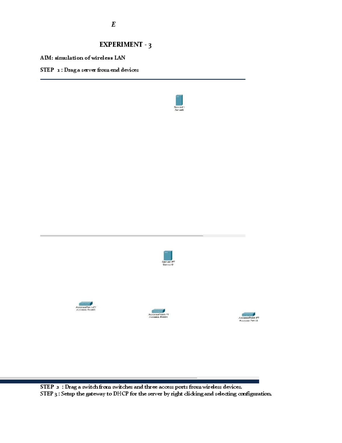 Experiment 3-1: Wireless LAN Simulation Setup Guide - Studocu
