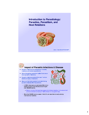 An Overview of Parasitic Infections: Mechanisms, Impacts, and Control ...