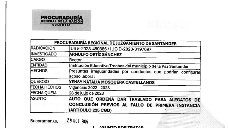 Alegatos de Conclusión Previos al Fallo IUS 480386 IUC - Santander ...