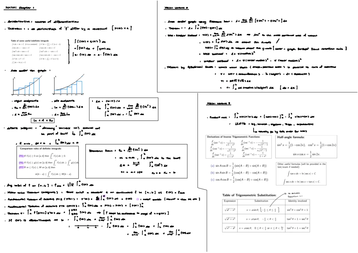 Chapter 3: Techniques of Integration - Stewart Calculus 8E - Studocu